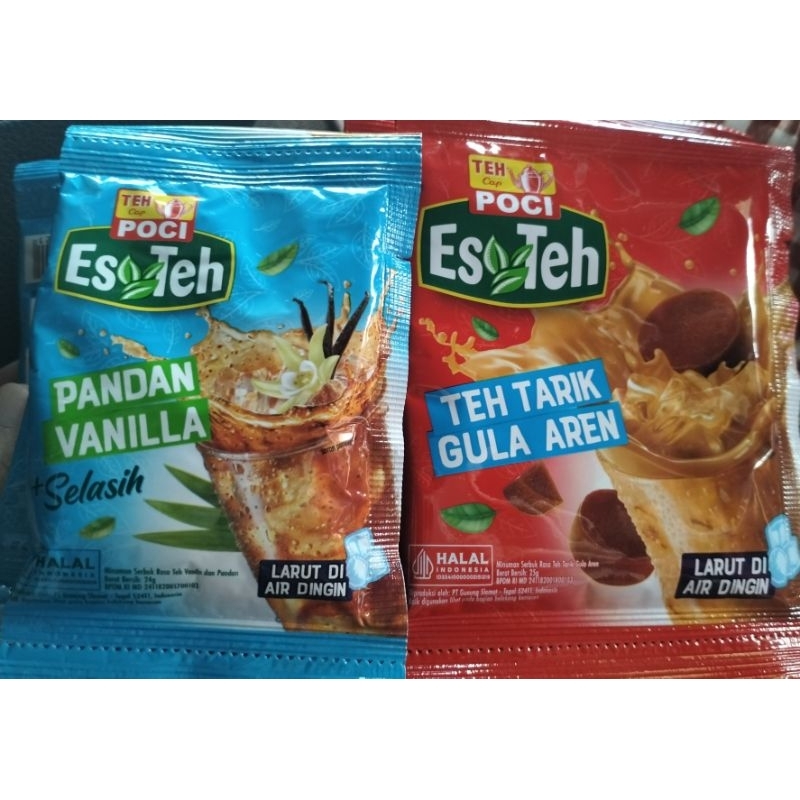 Jual teh POCI es Teh Tarik POCI kemasan sachet isi 10 | Shopee Indonesia