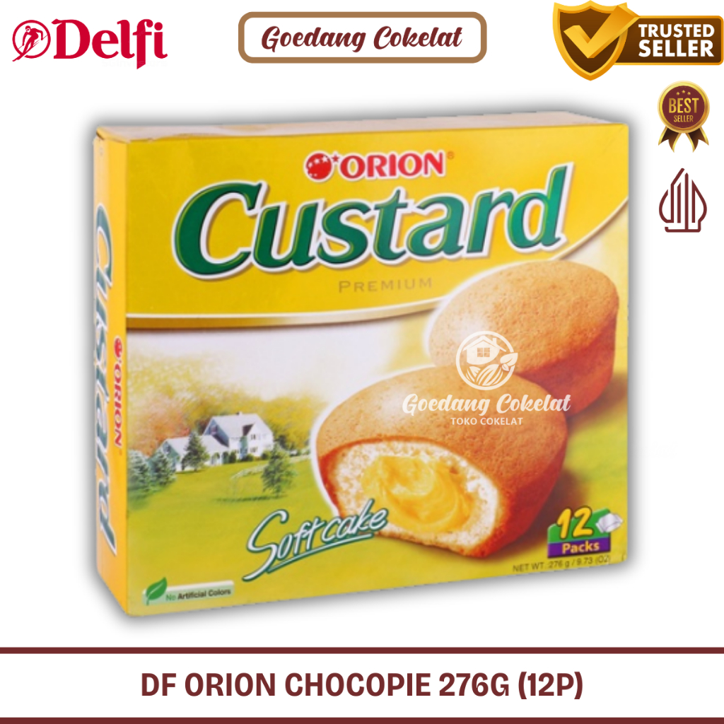Jual Delfi Orion Custas Soft Cup Cake 12P - 276gr ( 12 pcs x 23 gr ...