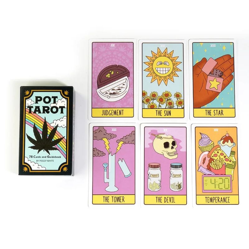Jual Pot Tarot, 78-Card Deck, Pocket-Sized, Designed in Full English ...