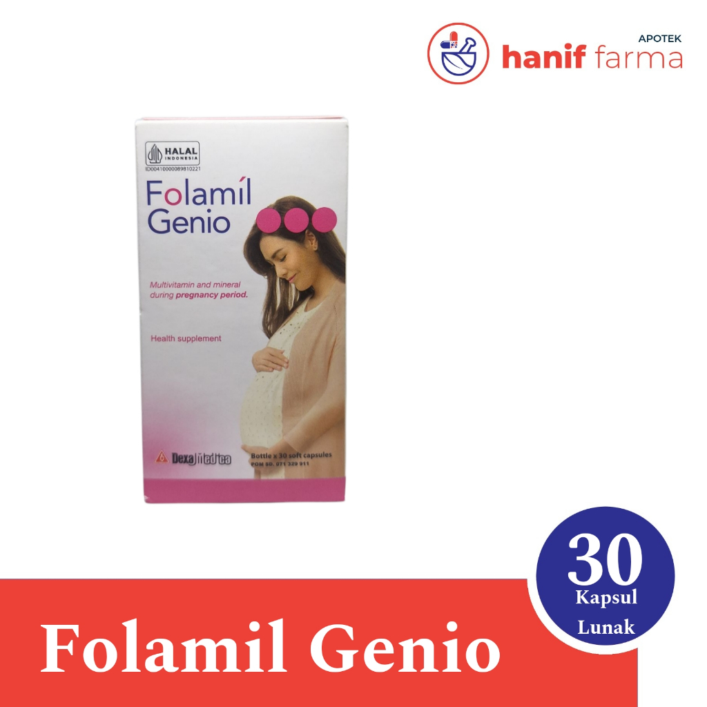 Jual Folamil Genio Strip 30 Capsules | Shopee Indonesia