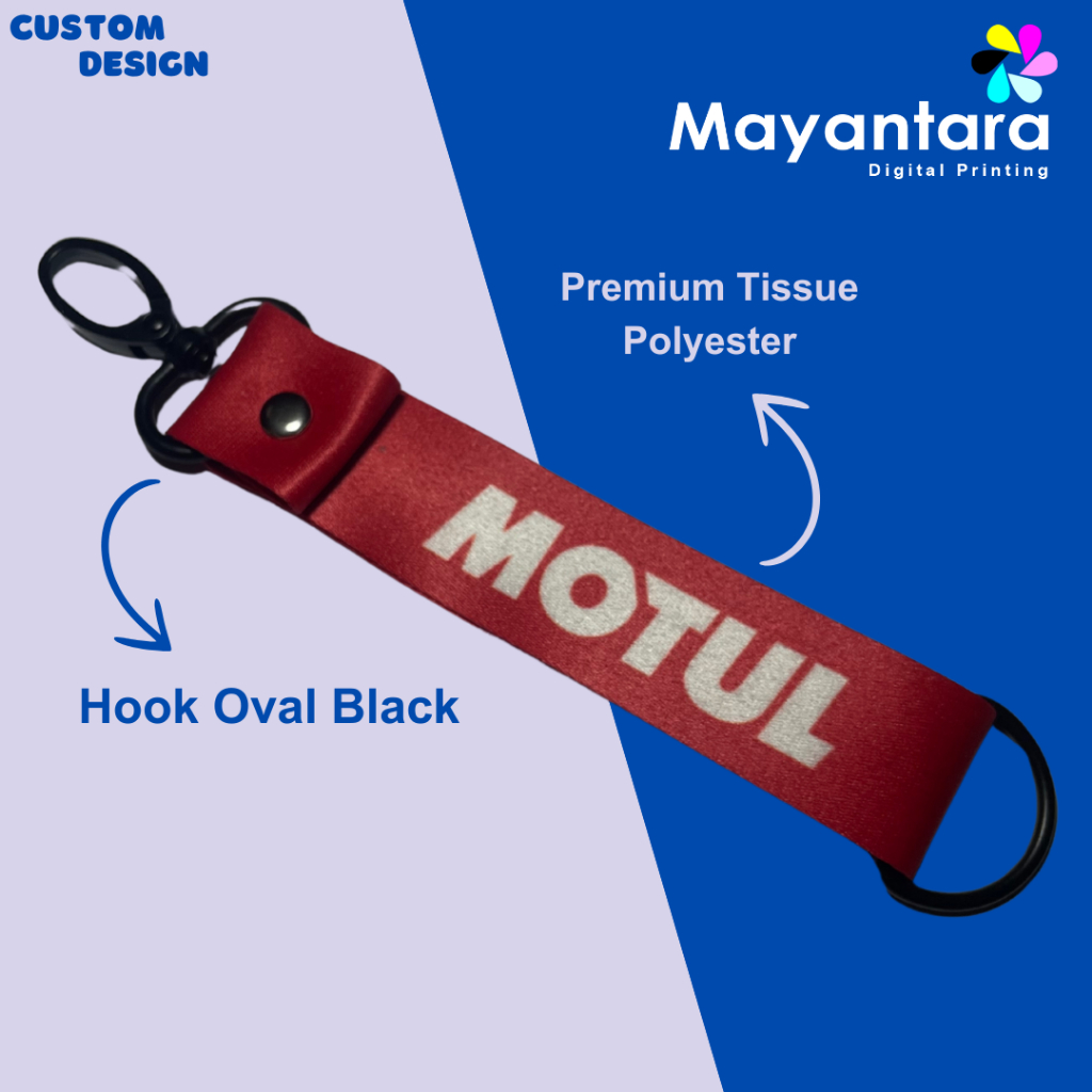 Jual Gantungan Kunci Hook Oval BLACK Cetak Gantungan Kunci Custom Text ...