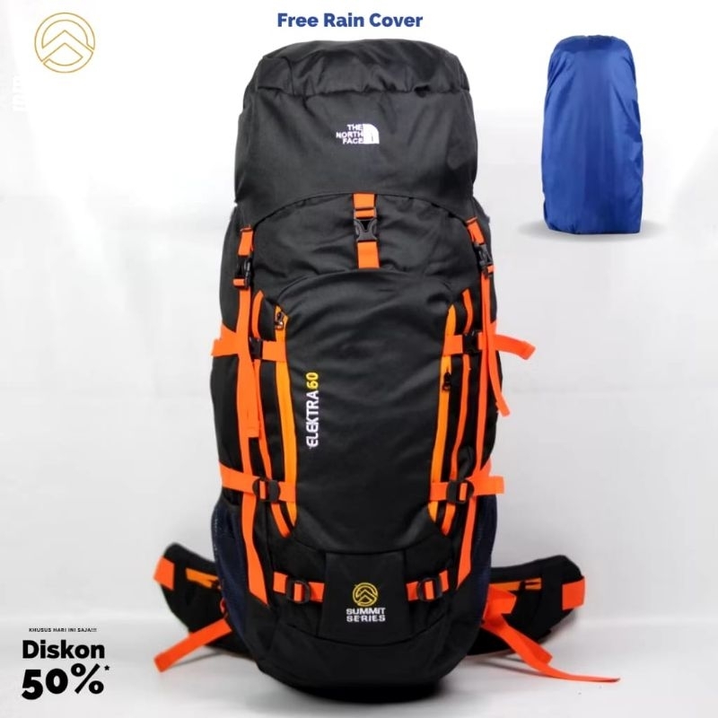 Jual Tas Carrier Gunung 60 Liter Single Frame Besi – Backpack Hiking Outdoor Anti Air + Free ...