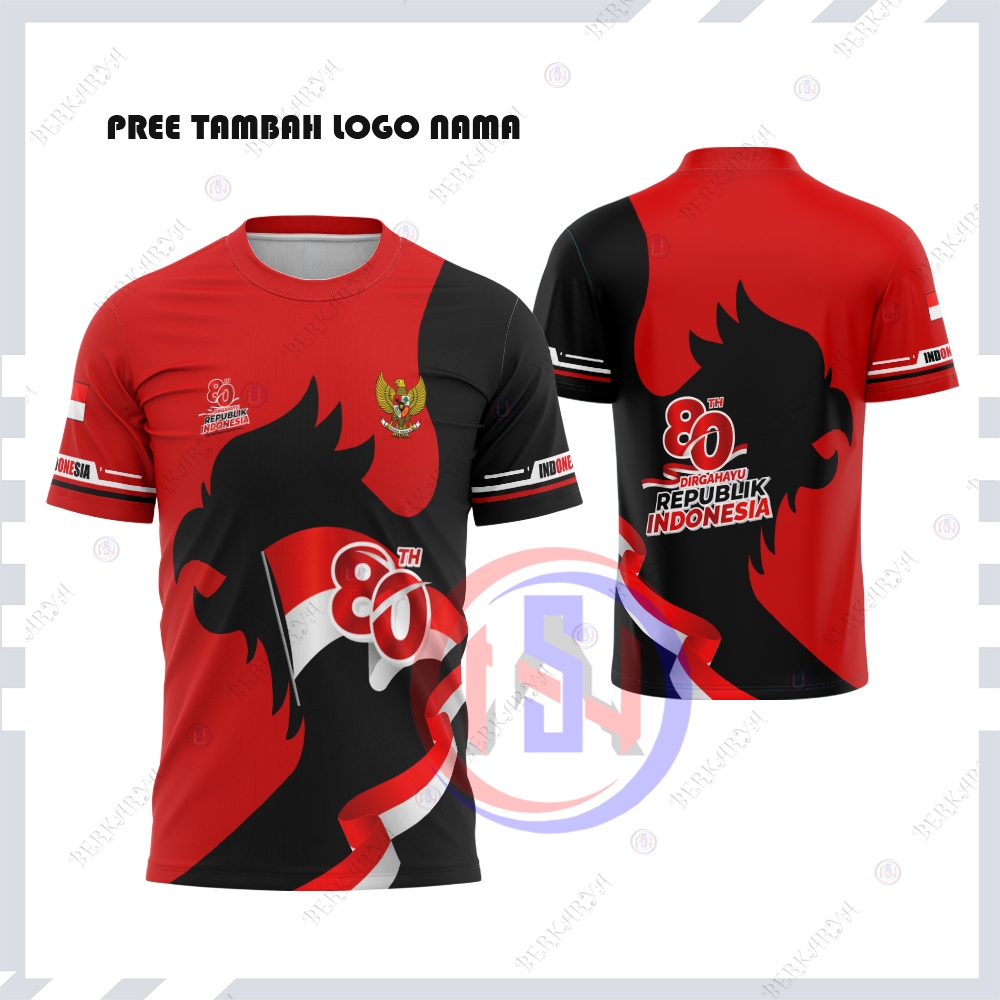 Jual KAOS 17 AGUSTUSAN / KAOS HUT RI ke 79 2024 / BAJU 17 AGUSTUS 1945 TERBARU FULLPRINTING ...