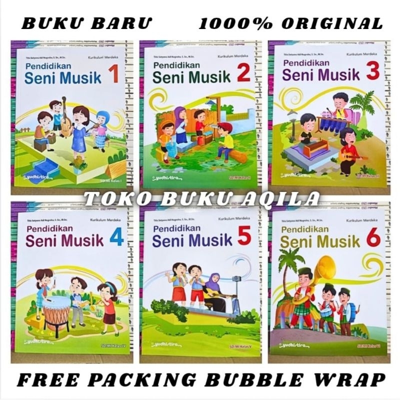 Jual Buku Pendidikan Seni Musik Kelas 1 2 3 4 5 6 SD Revisi Yudhistira Kurikulum Merdeka ...