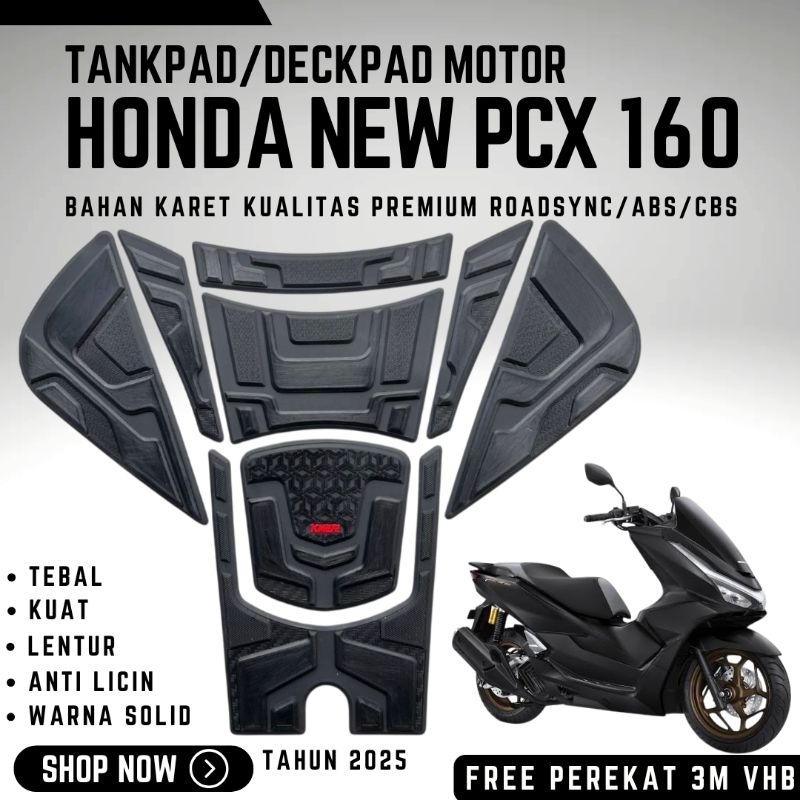 Jual DECKPAD PCX 160 ROADSYNC/ABS/CBS TAHUN 2021 - 2025 | TANKPAD PCX ...