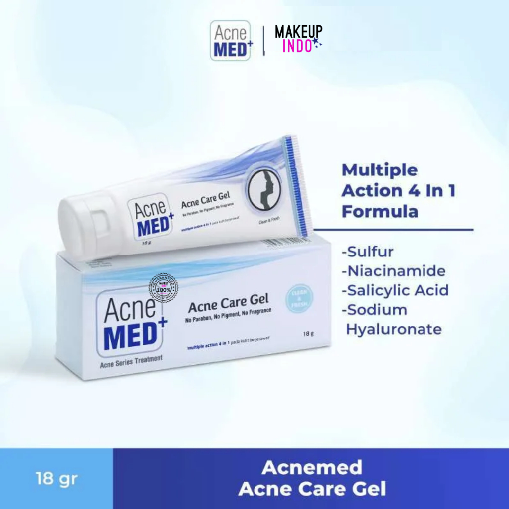 Jual Acnemed Acne Care Gel / Obat Jerawat Wajah 18 gr [ Gel Jerawat ...