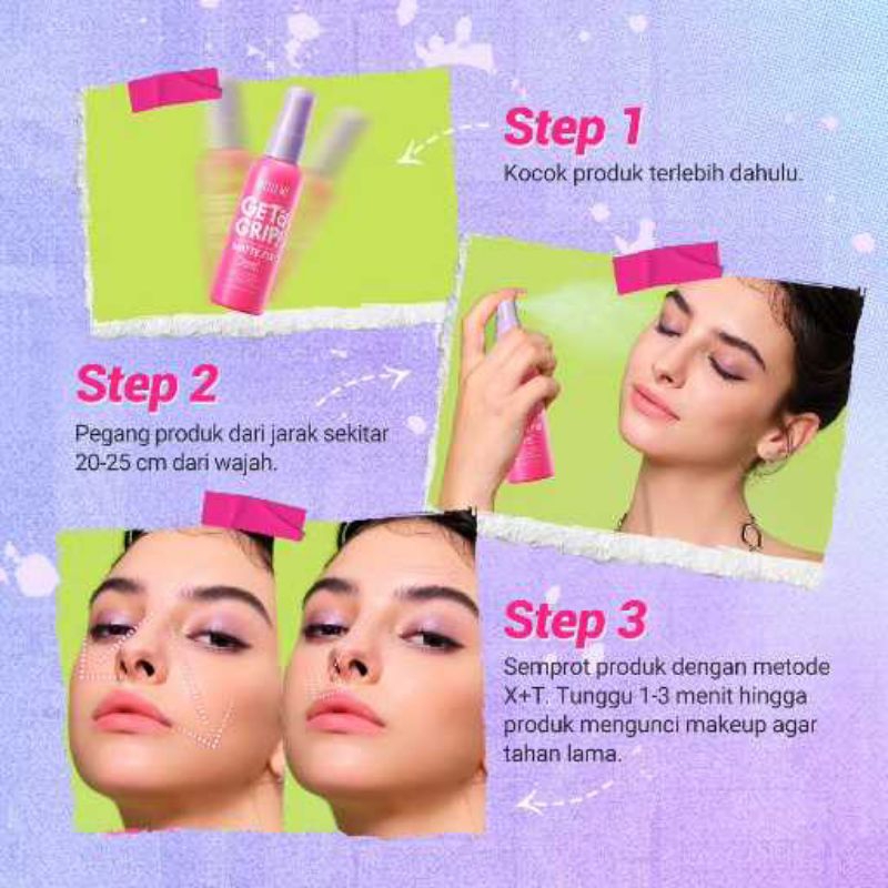 Jual Dazzle Me Get a Grip Makeup Setting Spray Matte Fix | Shopee Indonesia