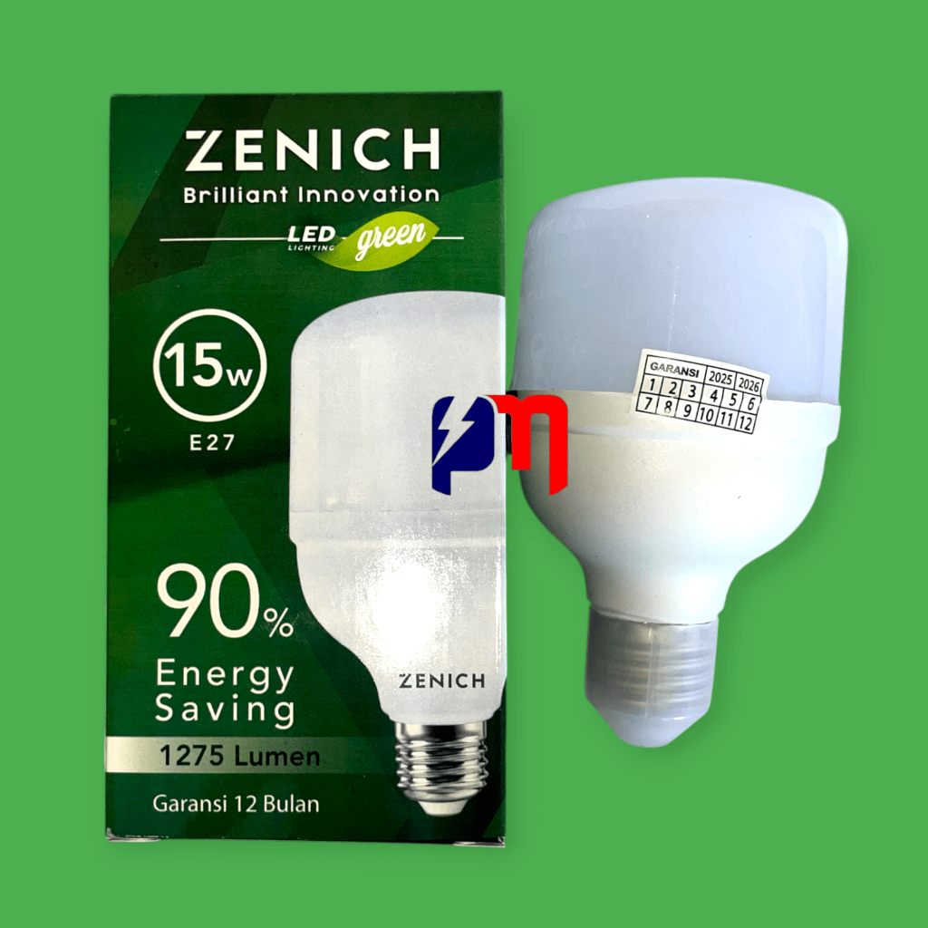 Jual Zenich Lampu LED 15 WATT nyala terang | Shopee Indonesia