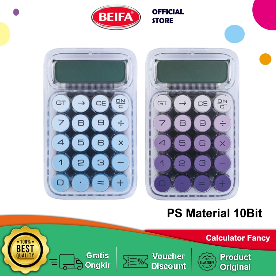 Jual Beifa Calculator FL1 – Kalkulator 12 Digit, HD Display untuk ...