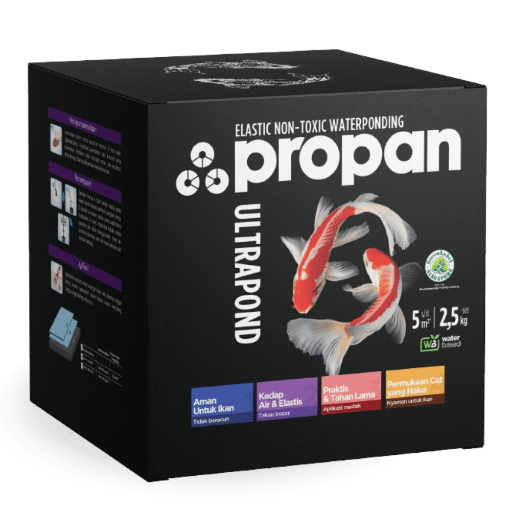 Jual PROPAN ULTRAPOND Cat Anti Bocor Kolam Ikan 2.5 KG | Shopee Indonesia