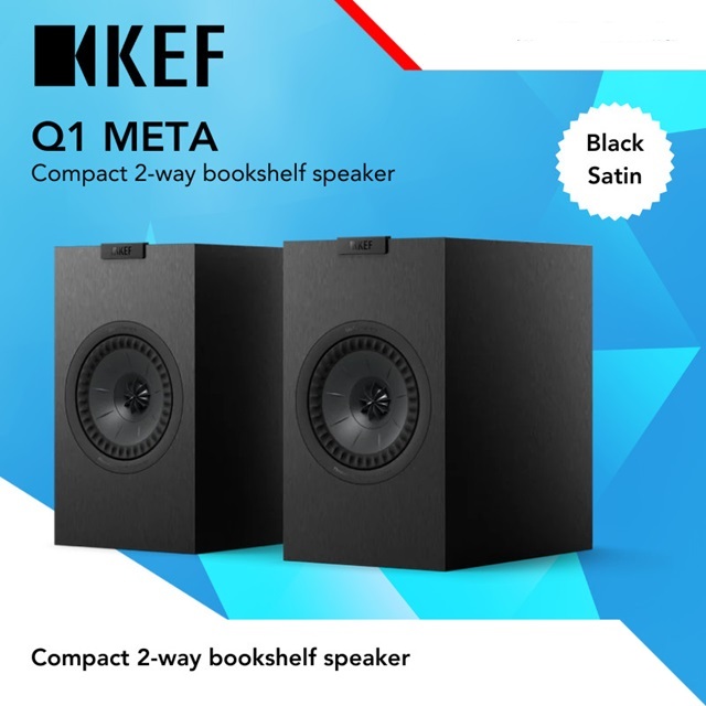 Jual KEF Q1 Meta KEFQ1 Meta Q 1 Meta Bookshelf Passive Speaker 2-ways compact stereo hi end ...