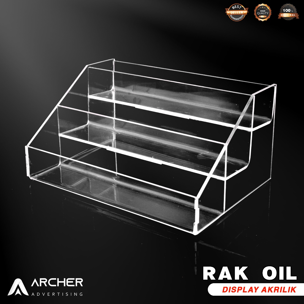 Jual TEMPAT RAK OIL | BOX OIL DISPLAY AKRILIK | Shopee Indonesia