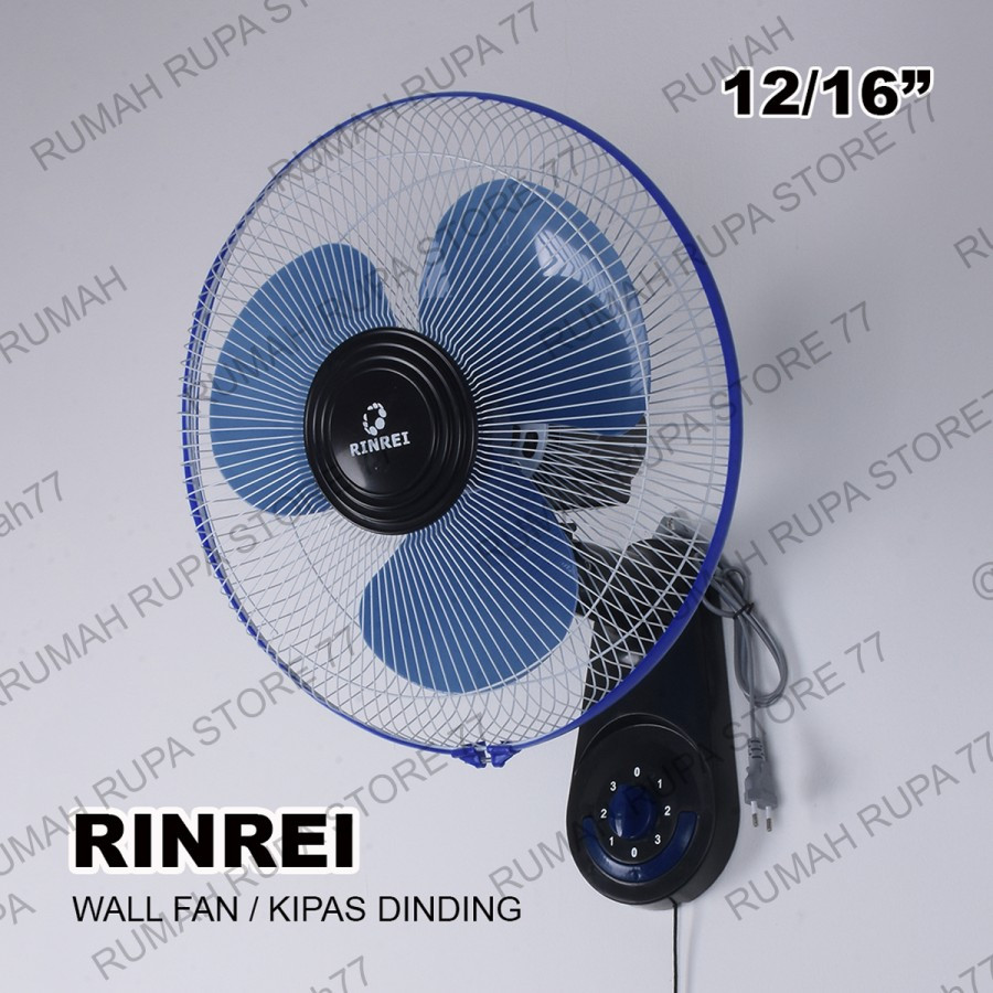Jual Kipas angin dinding wall fan Rinrei DRN 201 12 & 16 inch | Shopee Indonesia