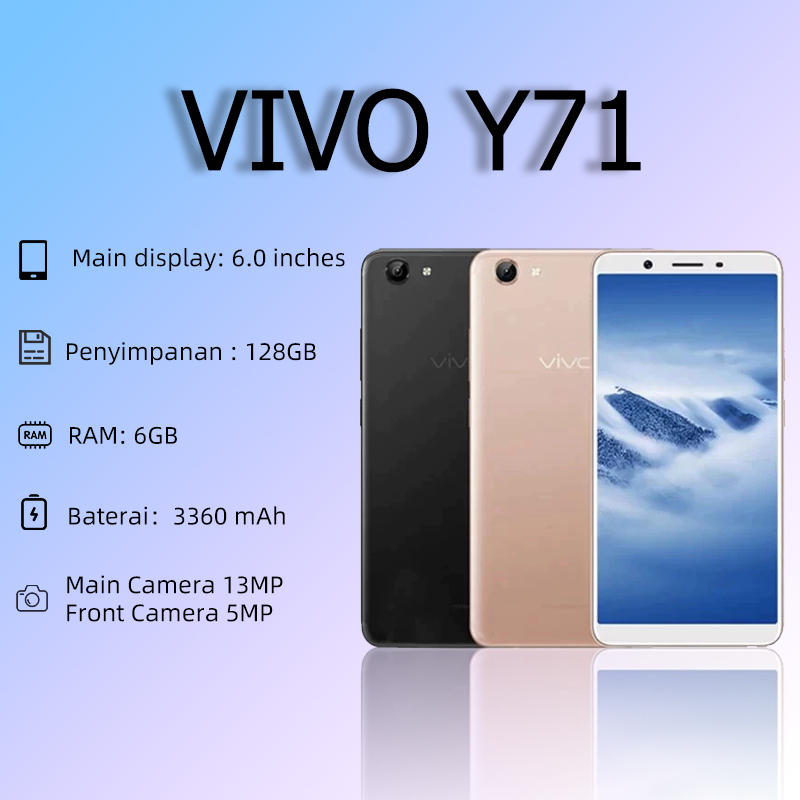 Jual HP VIVO Y71 6/128GB 4G LTE Garansi 12 Bulan | Shopee Indonesia