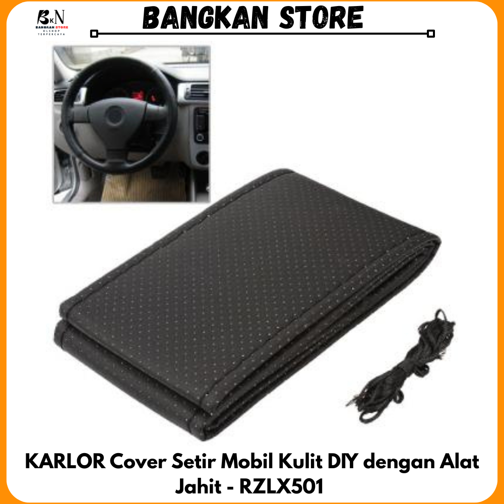 Jual KARLOR Cover Setir Mobil Kulit DIY dengan Alat Jahit | Shopee ...