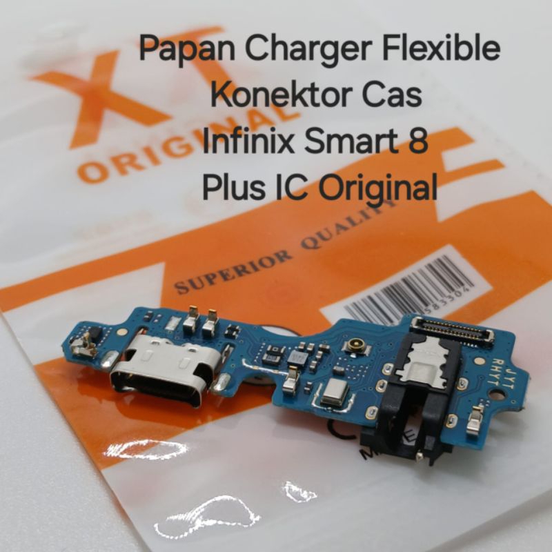 Jual PAPAN CAS+MIC INFINIX SMART 8 X6525 FLEXIBLE KONEKTOR CHARGER PCB BOARD ORIGINAL PLUS IC ...