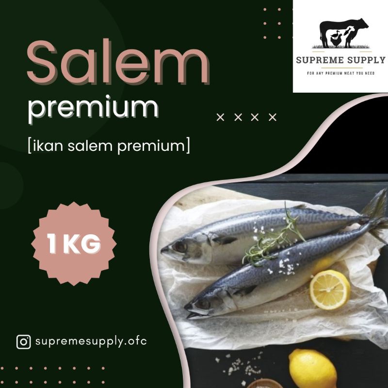 Jual PREMIUM Ikan Salem 1 kg | Fresh Halal Organic Fish | Ikan Daging ...