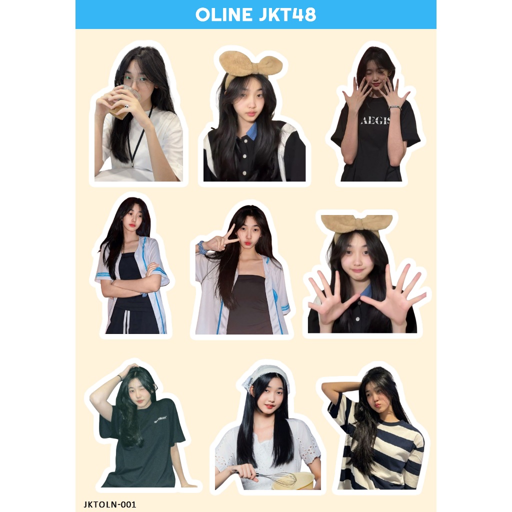 Jual OLINE STIKER JKT 48 I STIKER JKT 48 I JKT 48 NEW ERA I STIKER ...