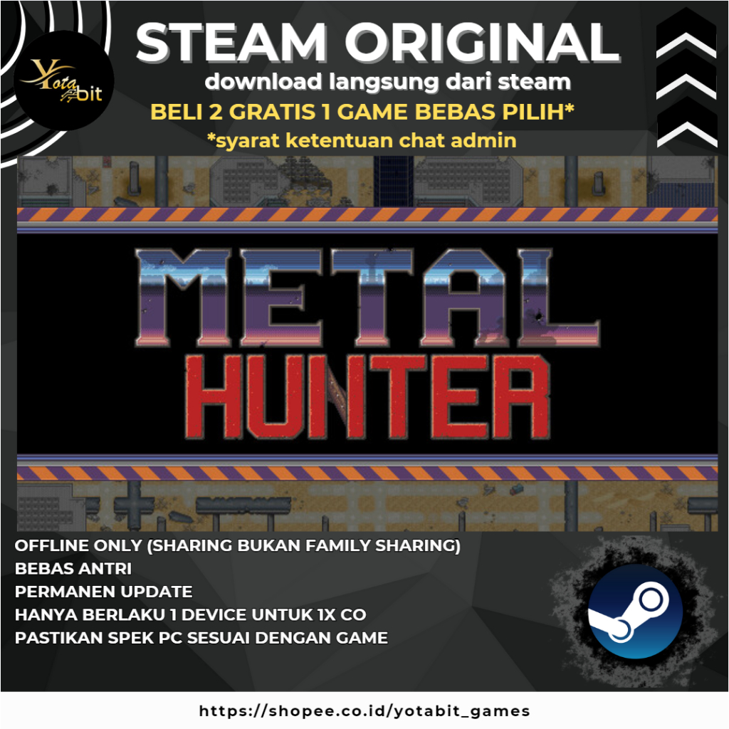 Jual Metal Hunter PC Game Sharing Original Offline | Shopee Indonesia