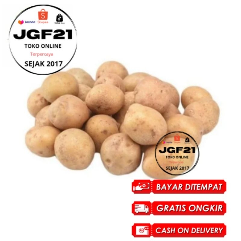 Jual Pusat Kentang Dieng Baby Potato Super 250Gr- Kentang Bahan dapur ...