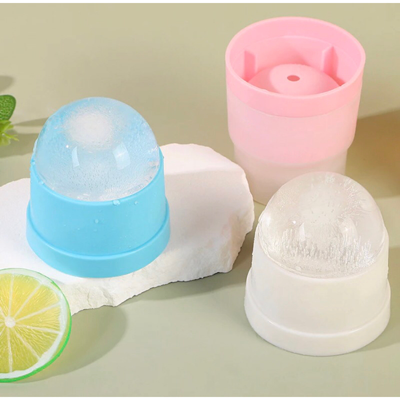 Jual Cetakan Es Batu Model Bola / Ice Ball Maker Motif Polos / Cetakan ...