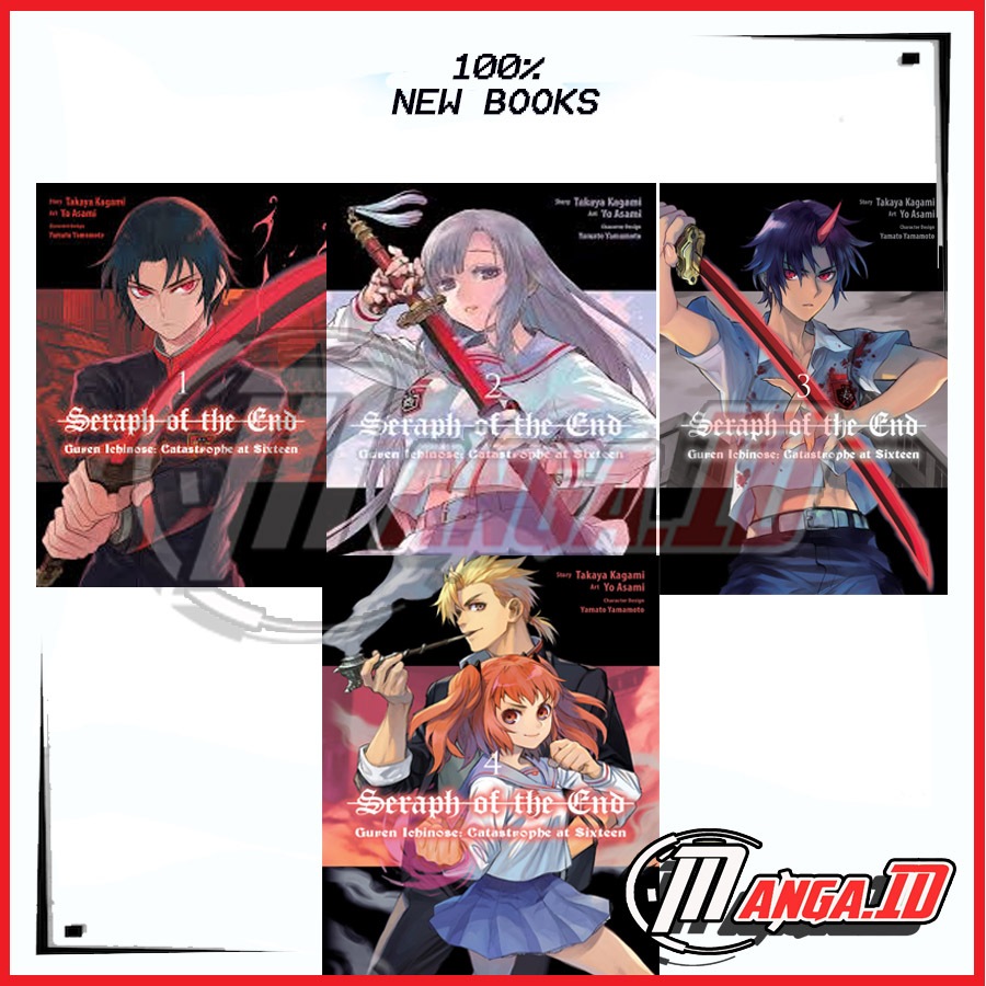 Jual Komik Manga: Seraph of the End - Guren Ichinose - Catastrophe at Sixteen v01-04 (Omnibus ...