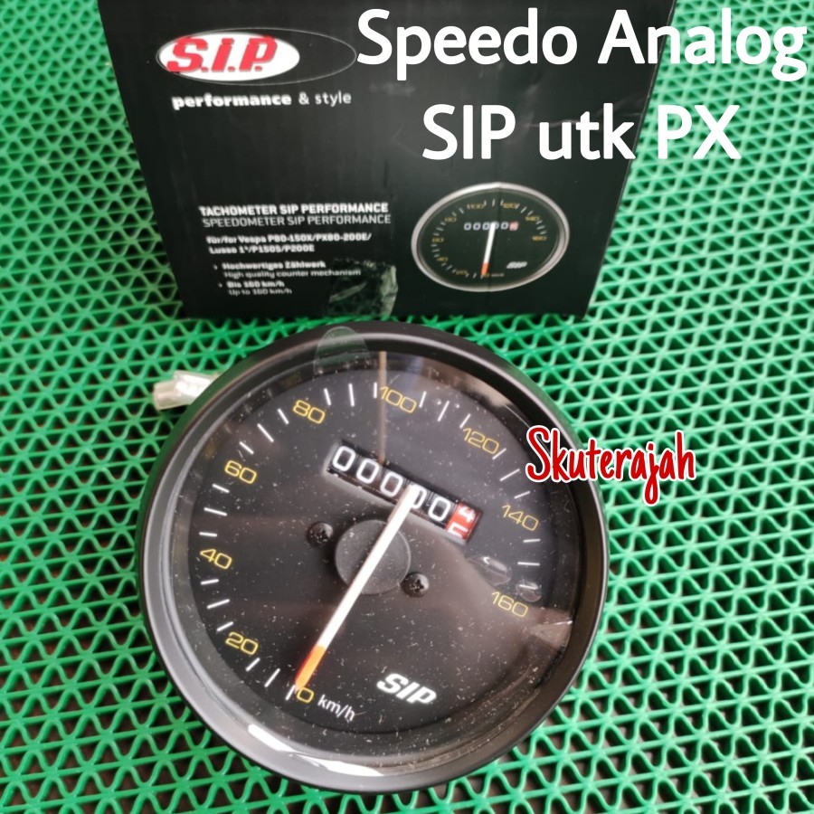 Jual Speedo Bulat ANALOG SIP Scootershop GERMANY layar HITAM PX ...