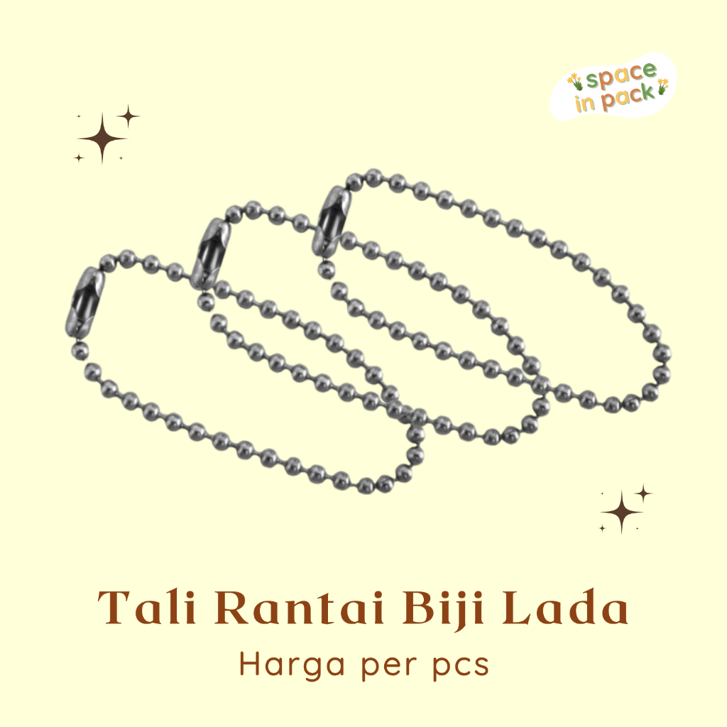 Jual Tali Rantai Biji Lada | Tali Hangtag | Tali Hangtag Rantai | Tali ...