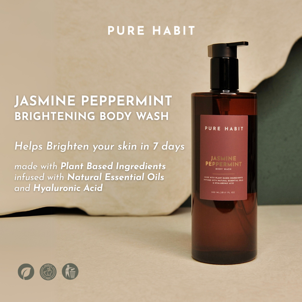 Jual PUREHABIT Jasmine Peppermint Natural Body Wash | Shopee Indonesia