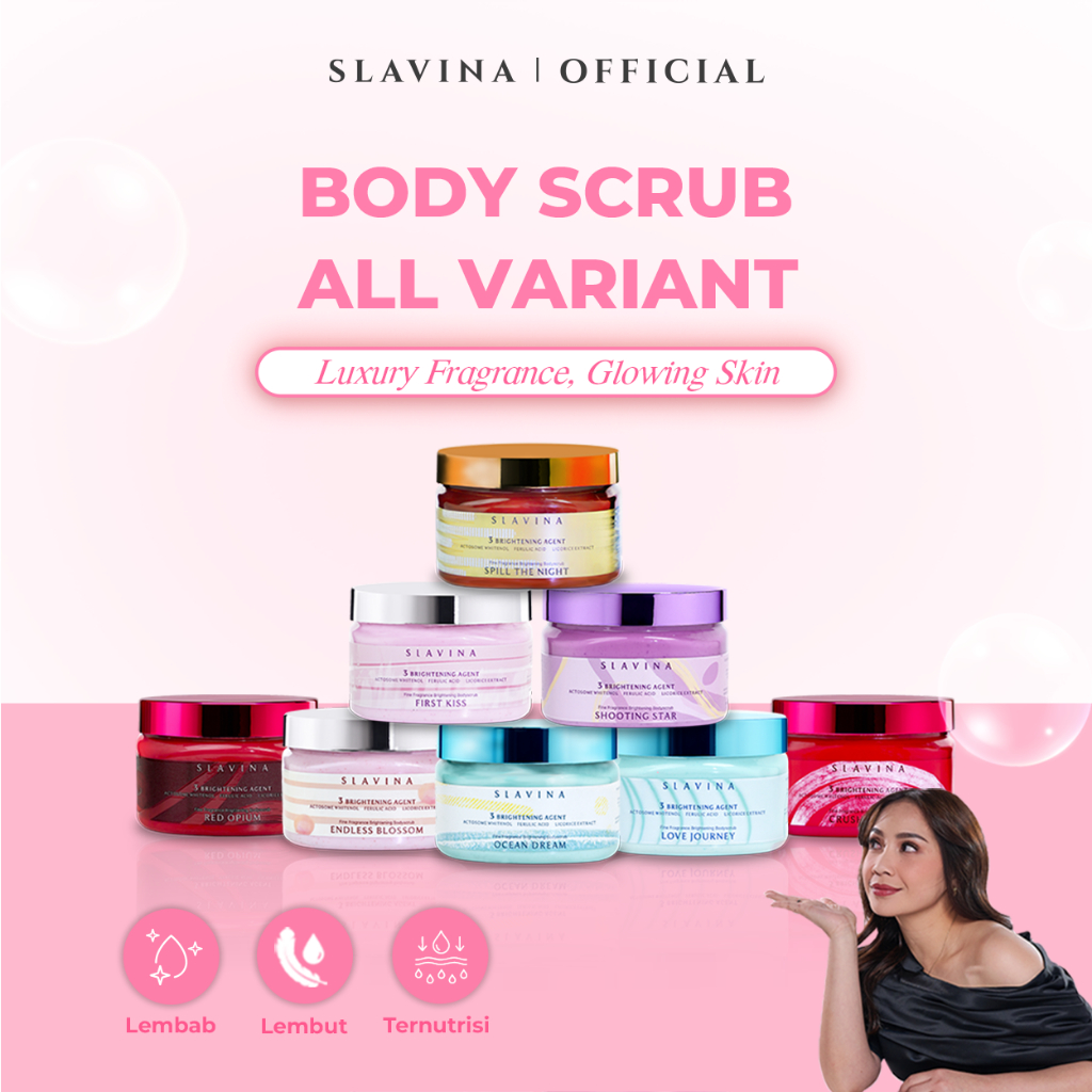 Jual [All Variant] SLAVINA Body Scrub by Nagita Slavina – Lulur Badan ...
