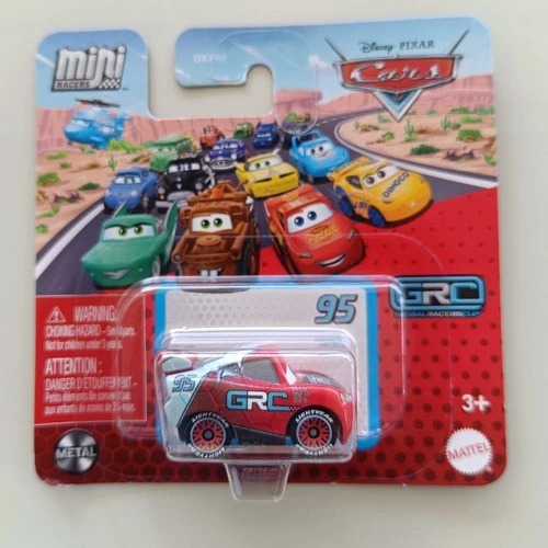 Jual Cars Disney Mini Racers - Lightning McQueen GRC series Mattel ...