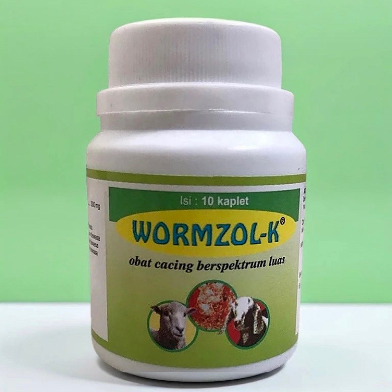 Jual WORMZOL K Medion Obat Cacing Kambing Domba 10 Kaplet | Shopee ...
