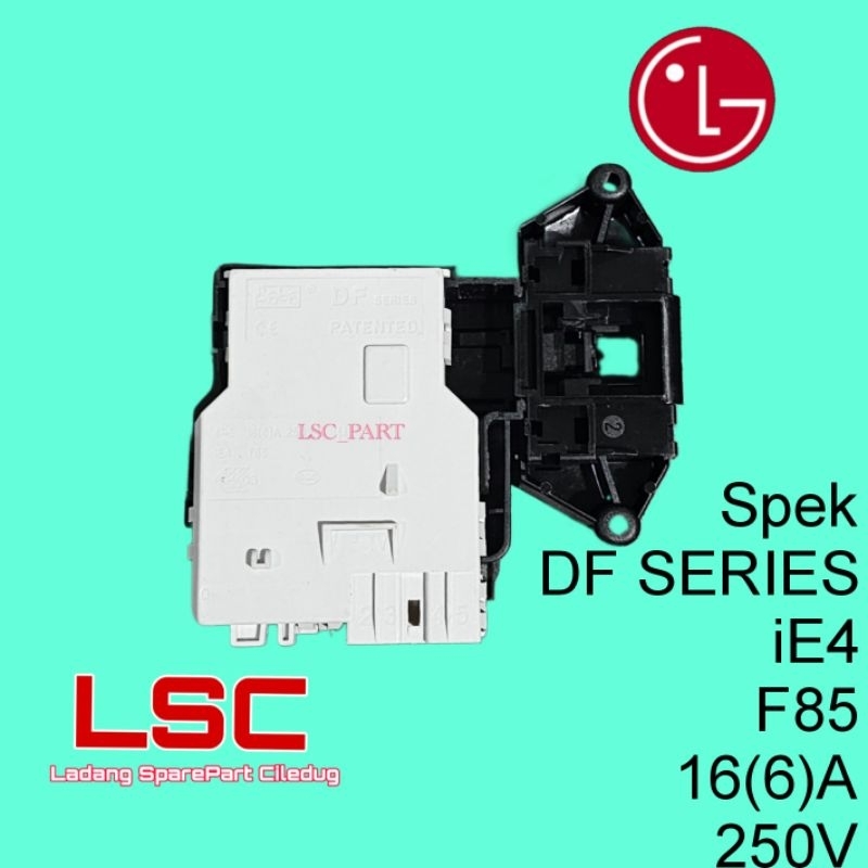 Jual LG 5 DF SERIES F01 Door Lock Mesin Cuci LG DF F01 (LG5) Switch Pintu Front Loading Doorlock ...