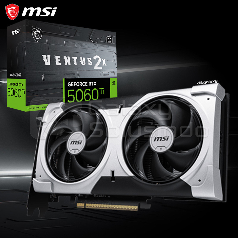 Jual MSI GeForce RTX 5060 Ti VENTUS 2X 8GB PLUS GDDR7 - VGA RTX5060 ...