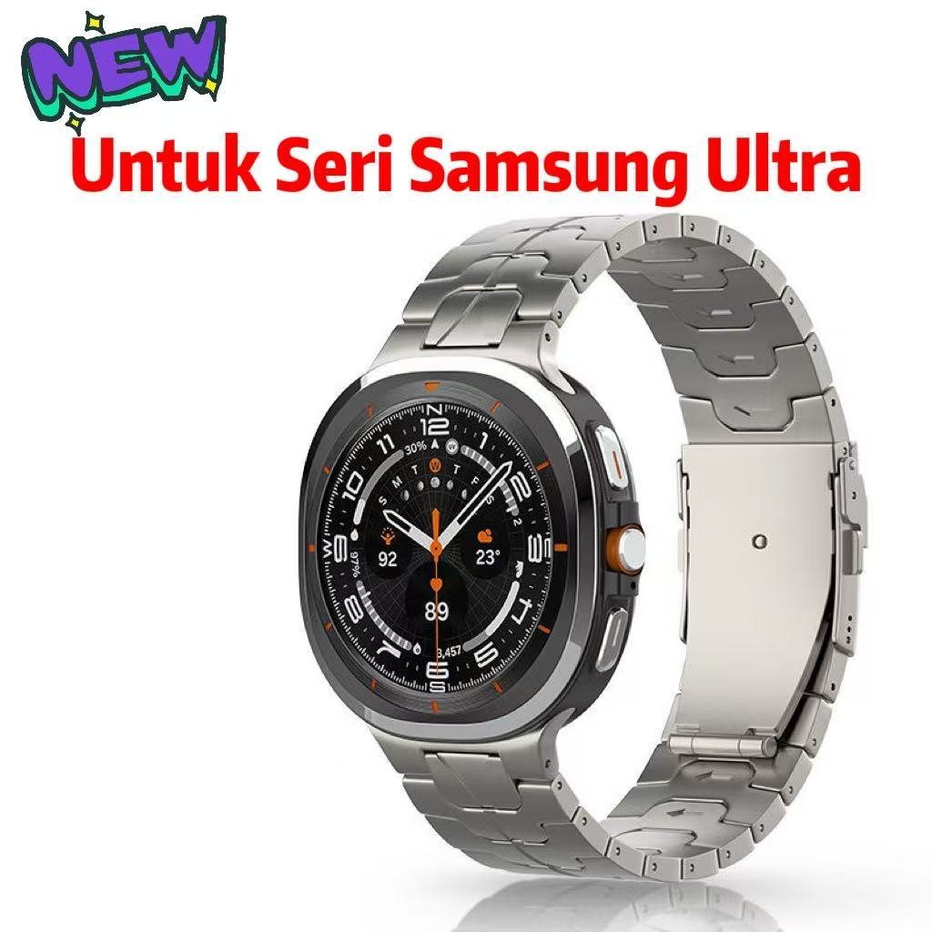Jual (Tersedia) Cocok untuk Samsung watch7 ultra tali titanium Iron Man ...