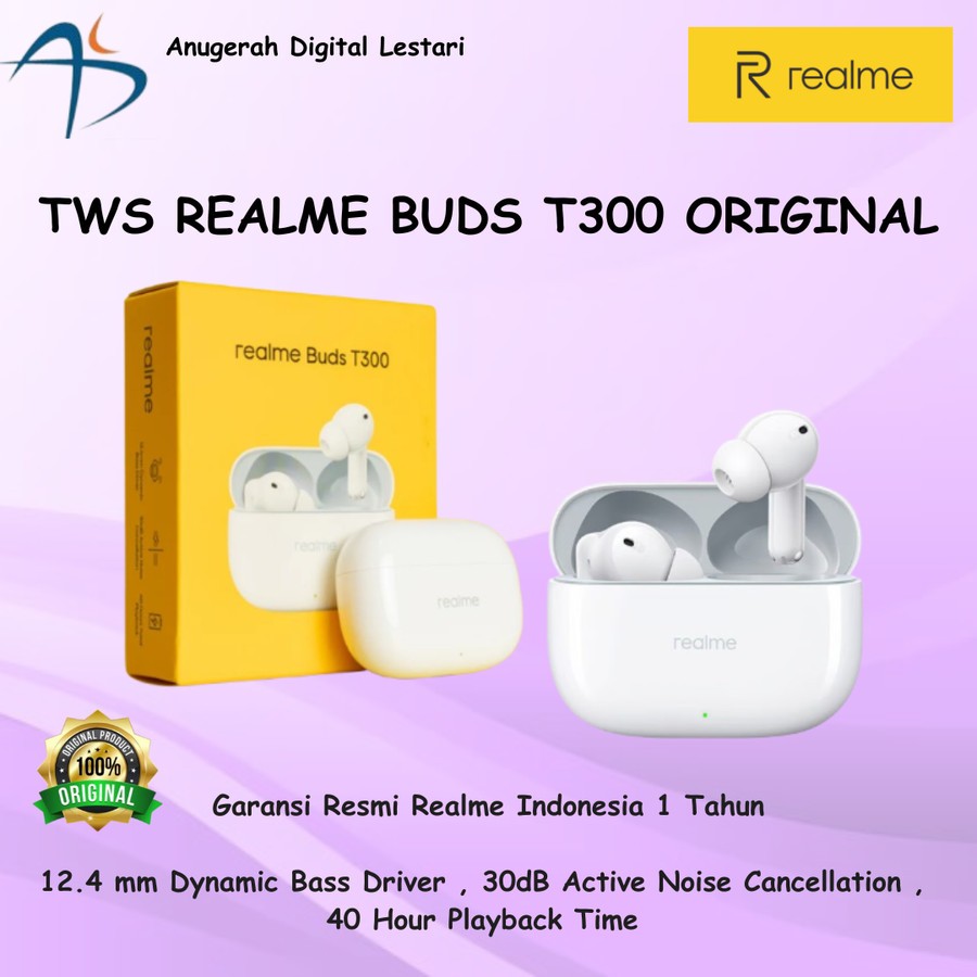 Jual TWS Realme Buds T300 Original 5.3 Bluetooth | Shopee Indonesia