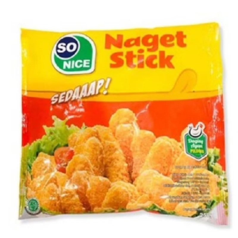 Jual NAGET STICK KEMASAN 250 GRAM / SO NICE | Shopee Indonesia