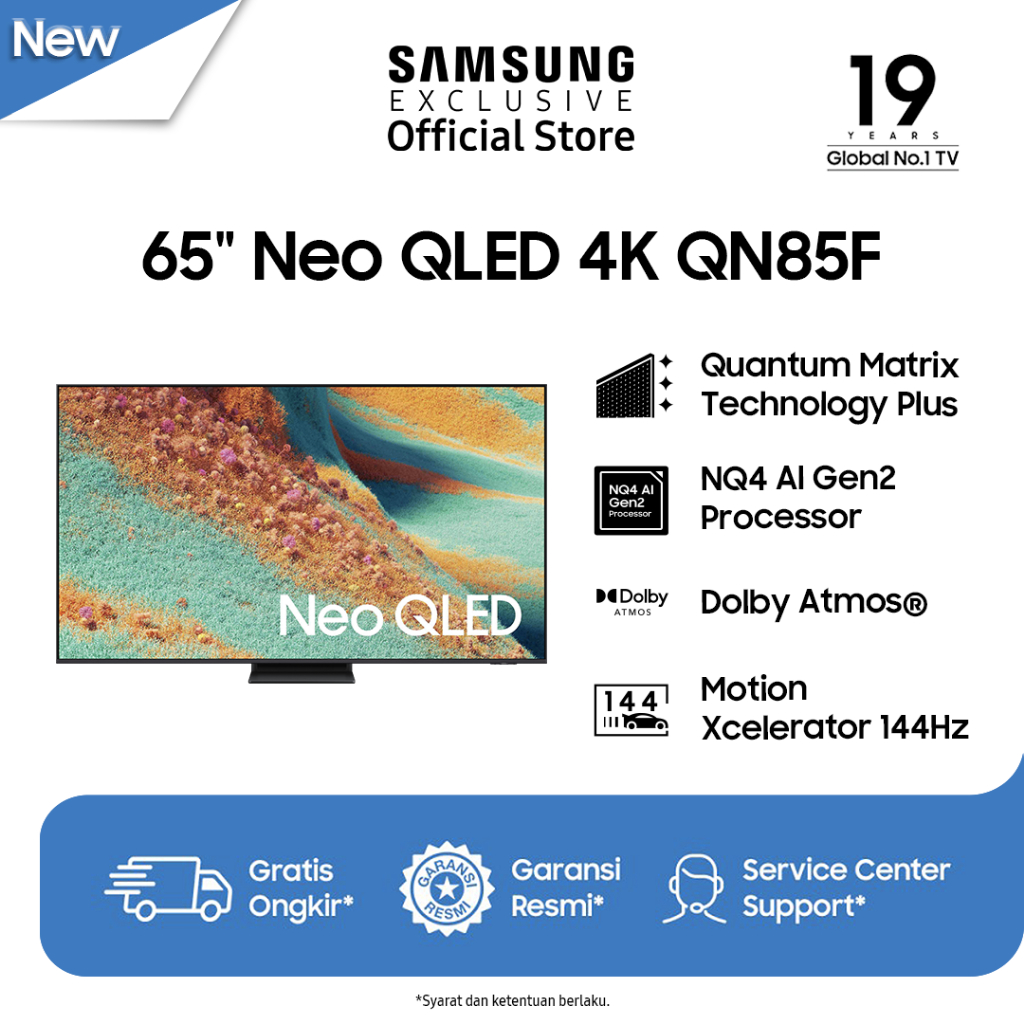 Jual Samsung Smart TV 65" Neo QLED 4K QN85F | Dolby Atmos® | Motion ...