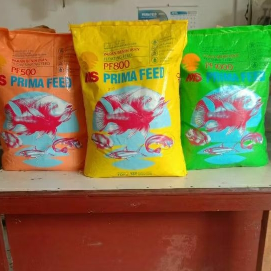 Jual Prima Feed PF500| PF800| PF1000 Pakan Benih Ikan 500gr | Shopee ...
