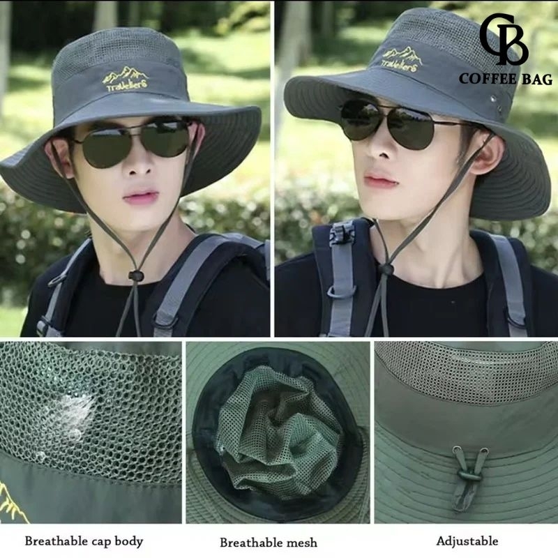 Jual [CB] TOPI RIMBA HUTAN/TOPI GUNUNG BUCKET HAT HIKING KEREN MURAH ...