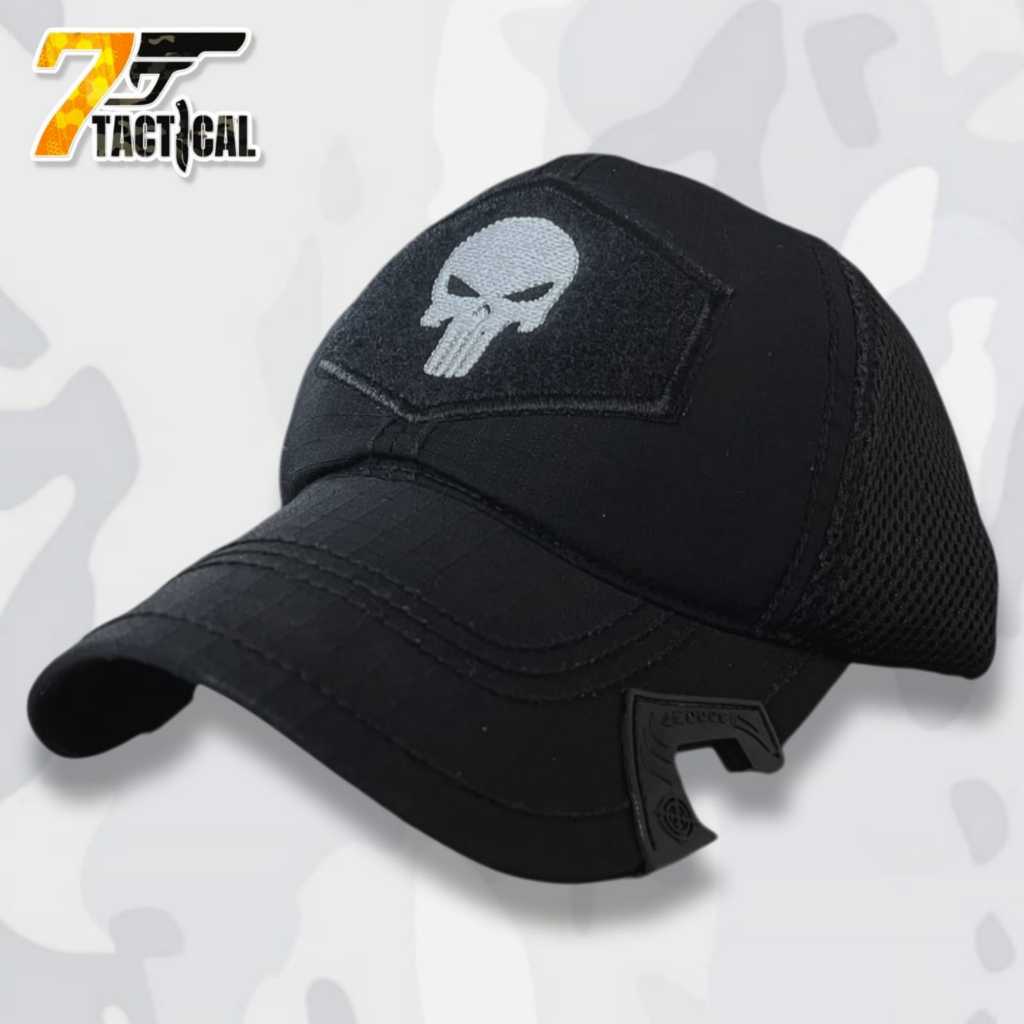 Jual Topi Pria Tactical Tengkorak Hitam Model Tengkorak Jaring Topi ...