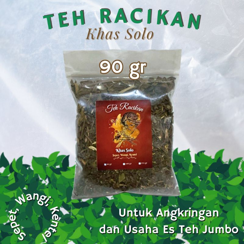 Jual Teh Racikan Premium Es Teh Jumbo Khas Solo by SJ (90 gr) | Shopee ...