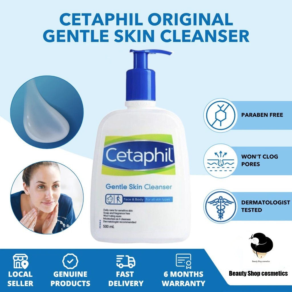 Jual Cetaphil Gentle Skin Cleanser 500ml 100%ORI Dengan Propylene ...