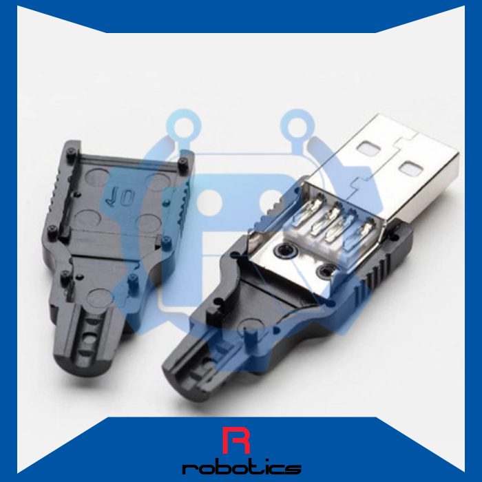 Jual Soket USB kosong tipe jantan - USB socket connector male plug ...