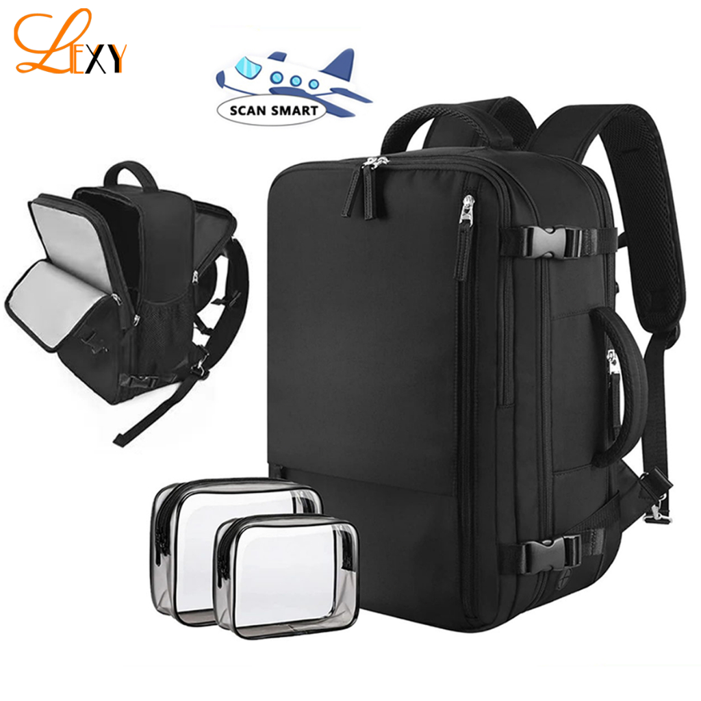 Jual LEXY 3in 1 Travel Backpack Tas Ransel Laptop 16 inch Waterproof ...