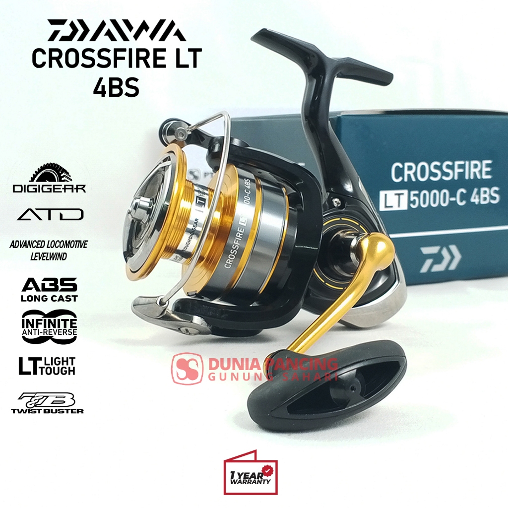 Jual Reel Spinning Daiwa Crossfire LT 4BS 1000 | Shopee Indonesia