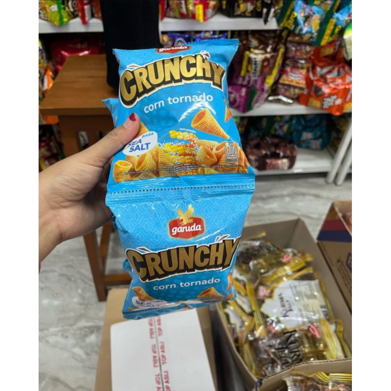 Jual SNACK CRUNCHY \ SPONGE RENTENGAN 10 PACK | Shopee Indonesia