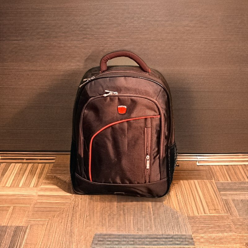 Jual Durable tas ransel laptop garansi Ransel Hitam Kanvas Pria Wanita ...