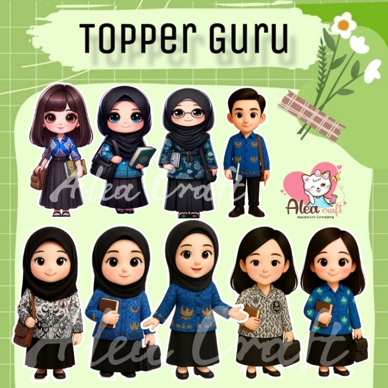 Jual TOPPER HARI GURU TOPPER GURU PELENGKAP BUKET | Shopee Indonesia