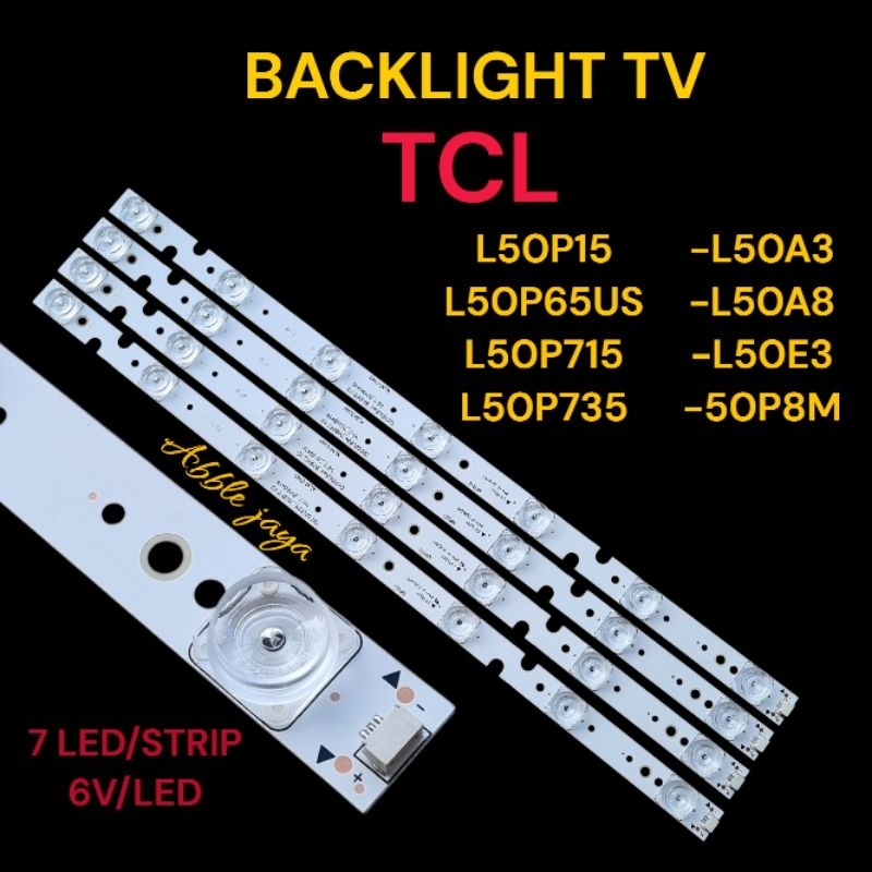 Jual BACKLIGHT TV TCL 50 INCH L50P615 L50P6US L50P715 L50P735 L50A3 ...